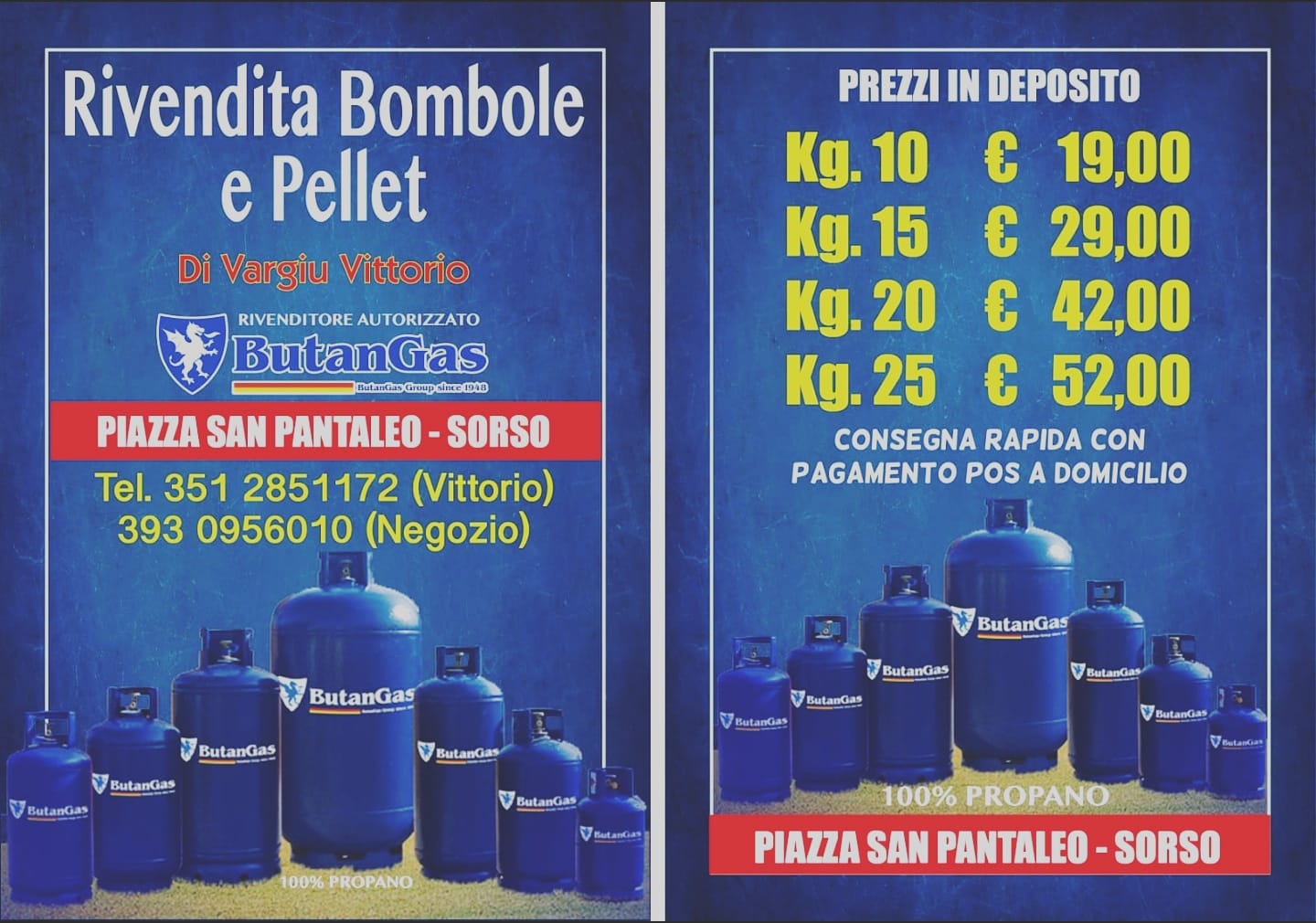 Bombole a Gas | Consegna rapida a Sennori | Sorso